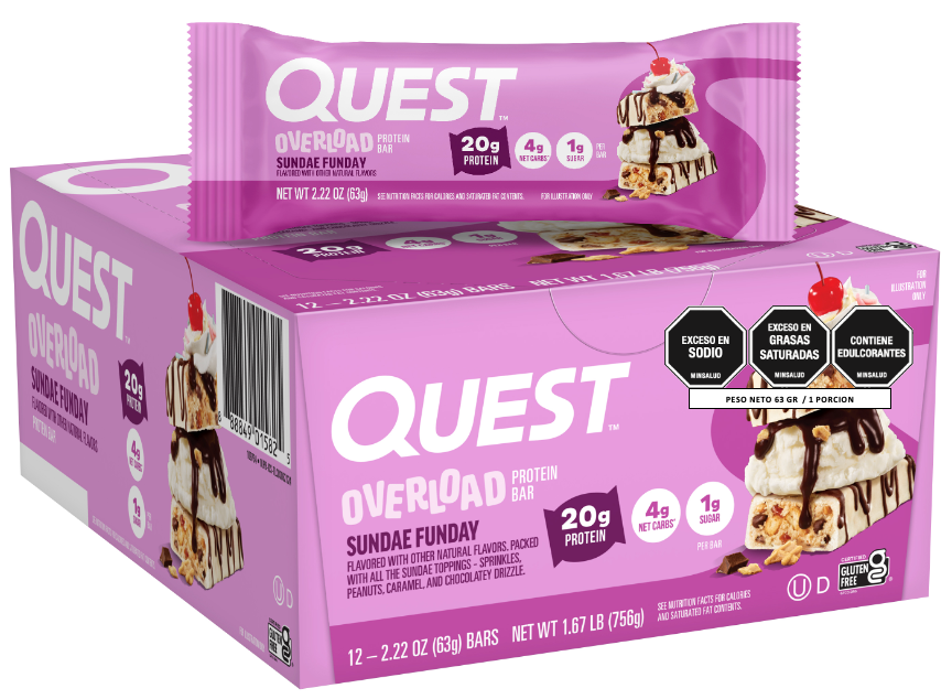 BARRAS OVERLOAD – QUEST NUTRITION